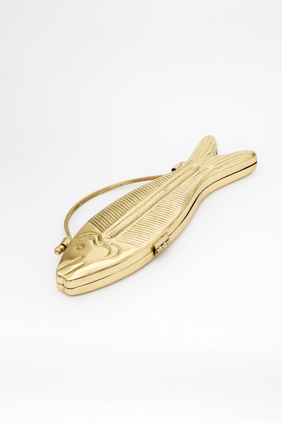 Fishy - Luxury Handcrafted Gold Fish Clutch | Wedding Bag | VIN. – Vin.
