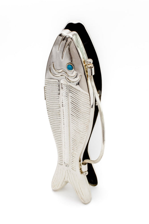 Fishy - Luxury Handcrafted Gold Fish Clutch | Wedding Bag | VIN. – Vin.